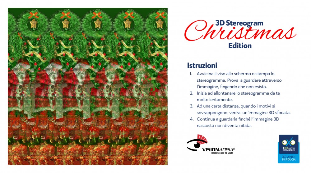 Stereogramma Christmas Edition: scopri qui la soluzione - VisionAdria ...